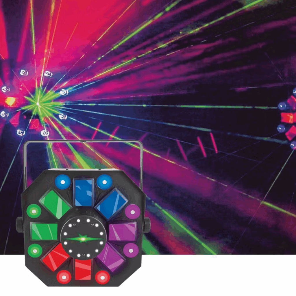 CR Lite Mixlaser II LED Lighting Effect w/ Strobes, Laser & Wash ...